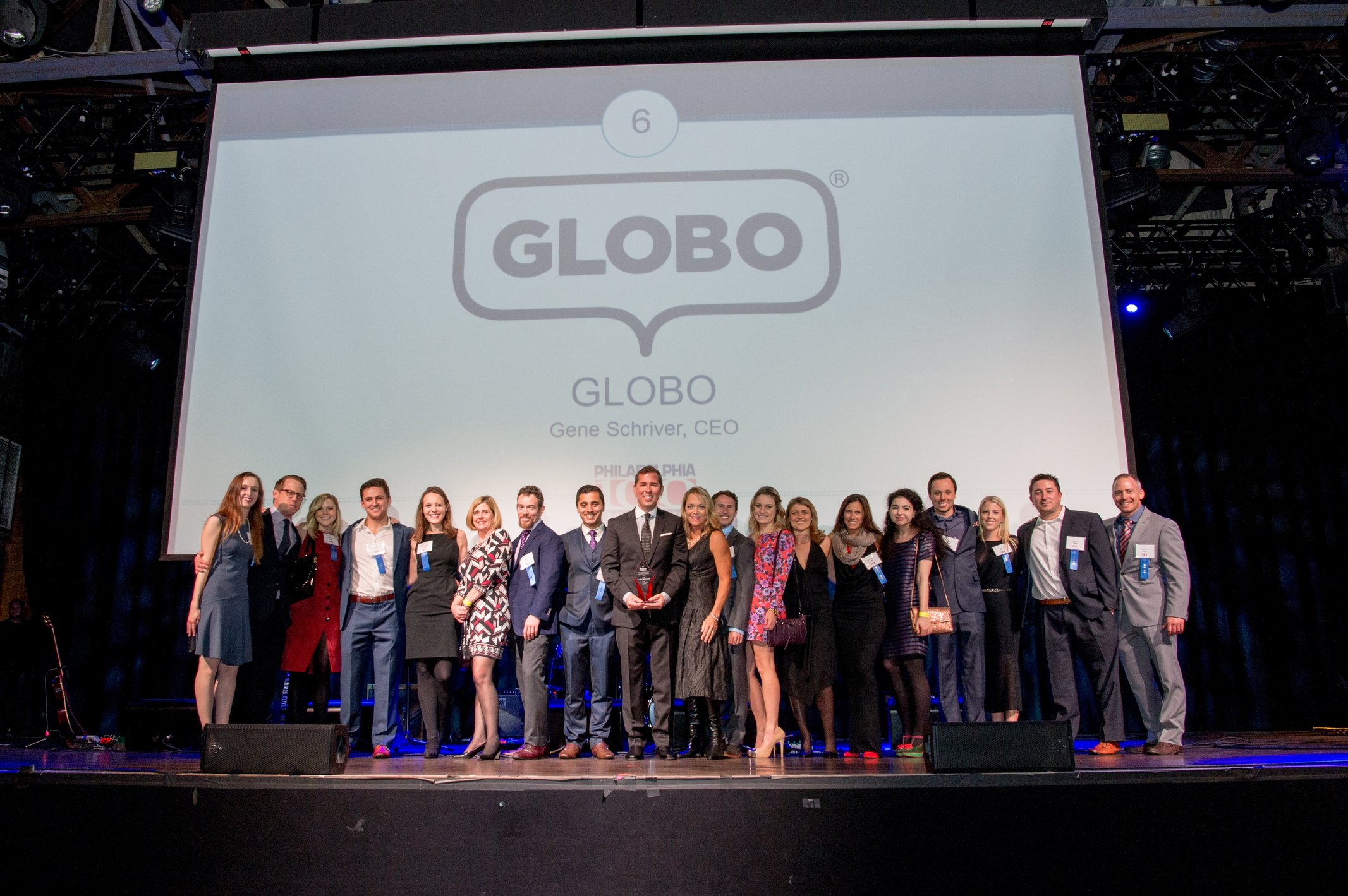 Philadelphia 100 Ranks GLOBO 6th Overall for Fastest Growing Company